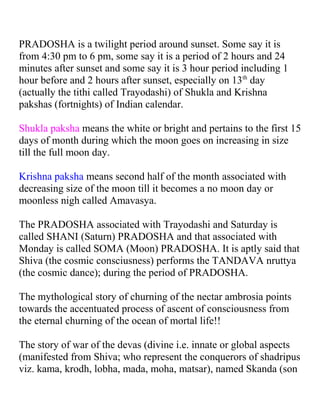 Mystery of pradosha_dr._shriniwas_janardan_kashalikar | PDF