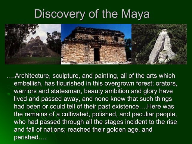 Mystery of the maya collapse | PPT