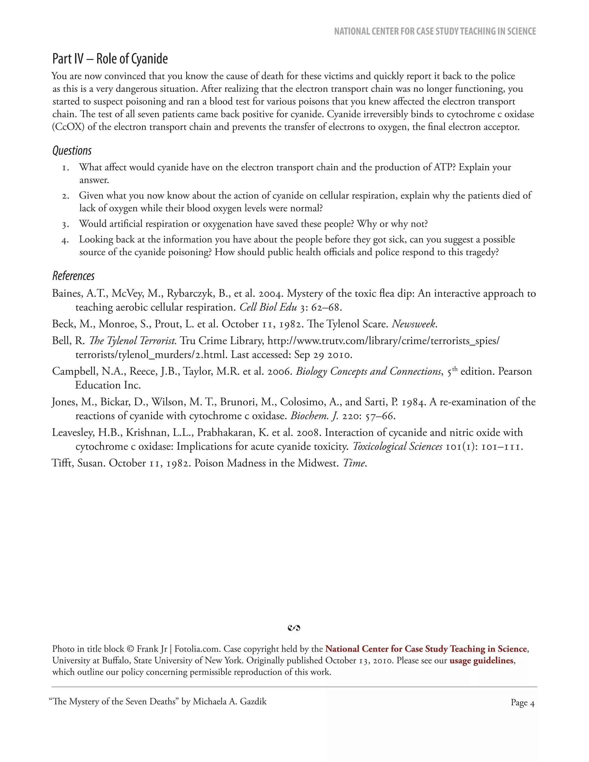 Mystery of the seven deaths | PDF