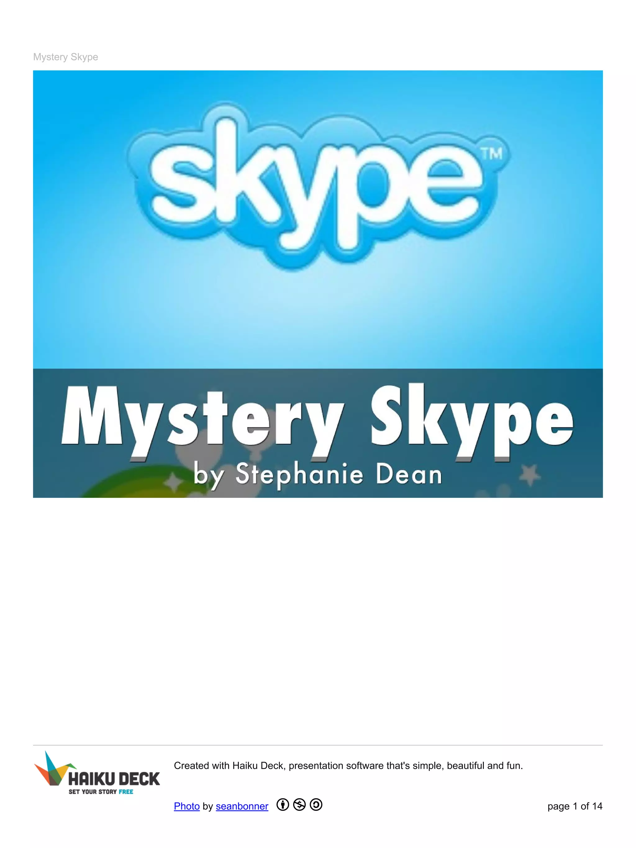 Mystery skype | PDF