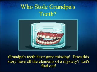 Mystery Unit 3rd Grade | PPT