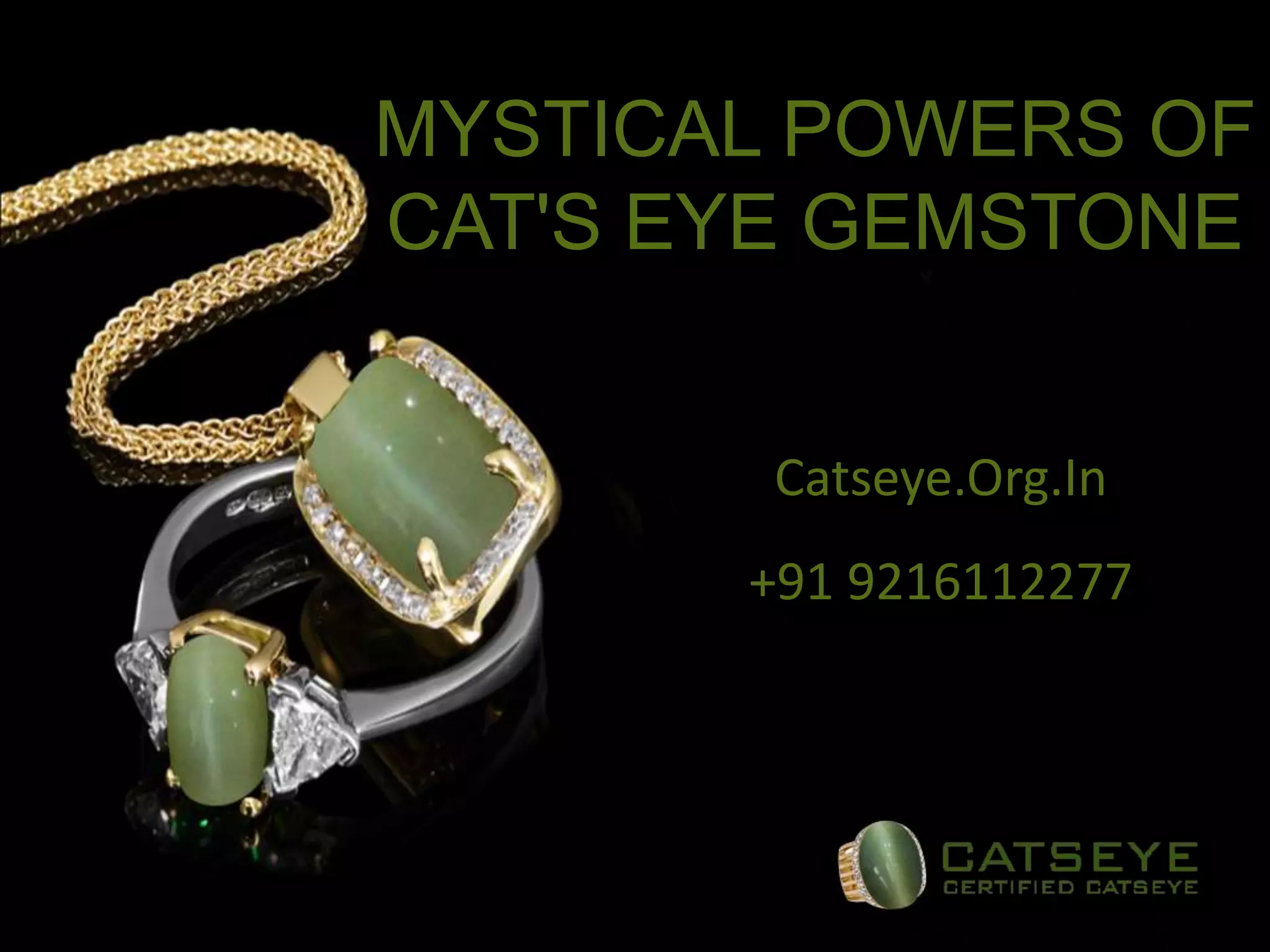 Mystical Powers Of Cat's Eye Gemstone | PPTX