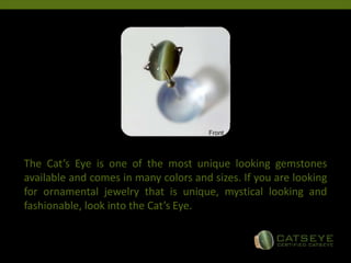 Mystical Powers Of Cat's Eye Gemstone | PPTX