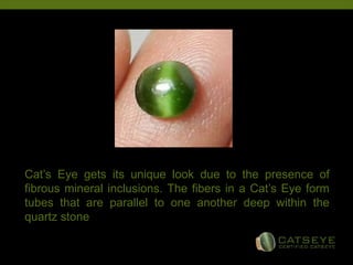 Mystical Powers Of Cat's Eye Gemstone | PPTX