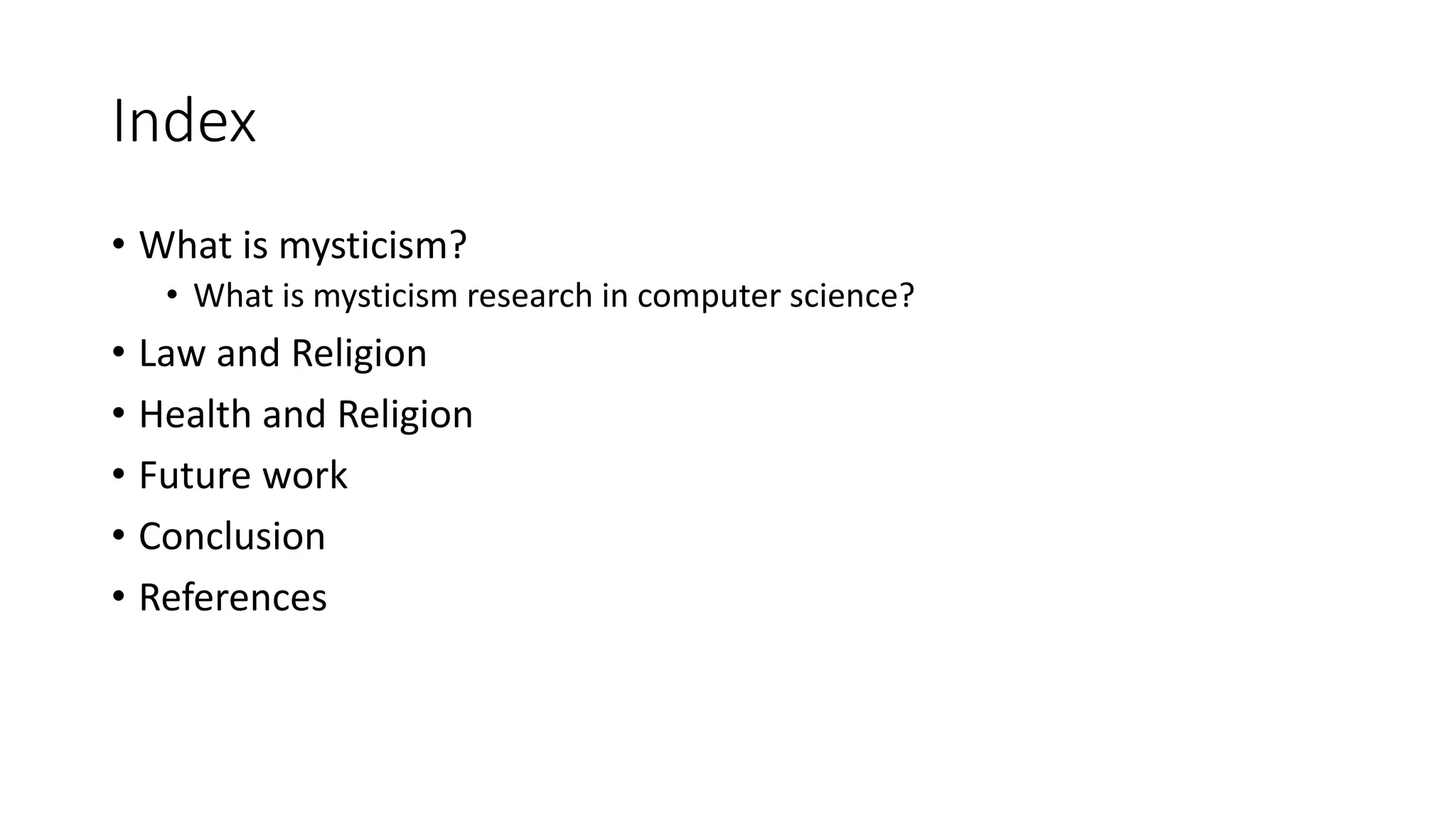 Mysticism – religion, superstition and confusion.pptx