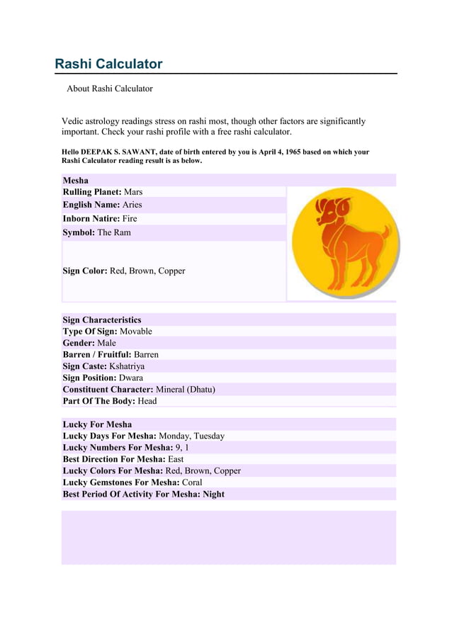 ~~ Mystic rasi chart ~~( from google.com ) | DOCX | Astrology ...