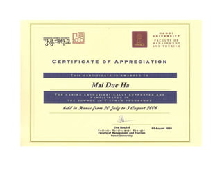 Student life & Unforgettable memories at Hanoi University | DOCX