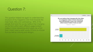 Survey Analysis for a Music Magazine | PPT