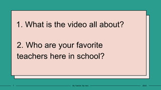 My Teacher, My Hero.pptx | Education