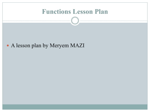 Teaching functions | PPT