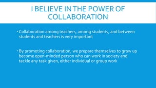 My teaching philosophy | PPT