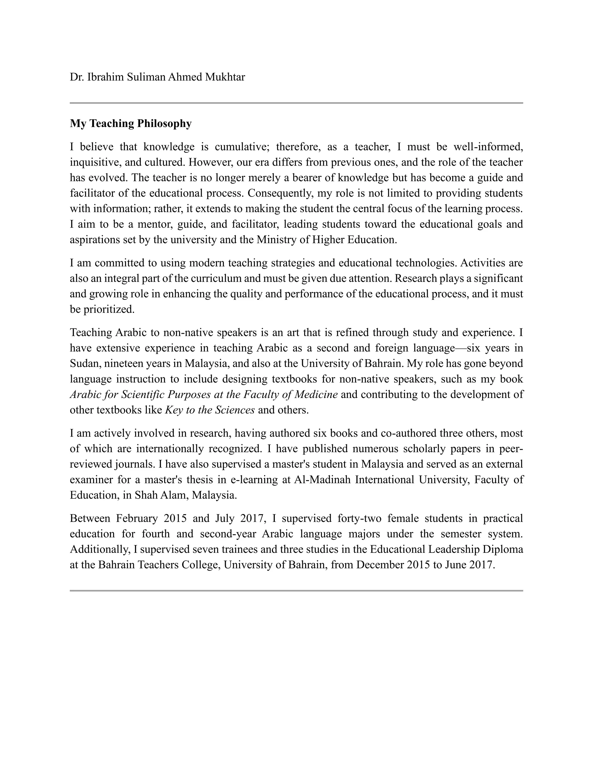 Ibrahim Suliman Ahmed Mukhtar Ashmaiq My Teaching Philosophy.pdf