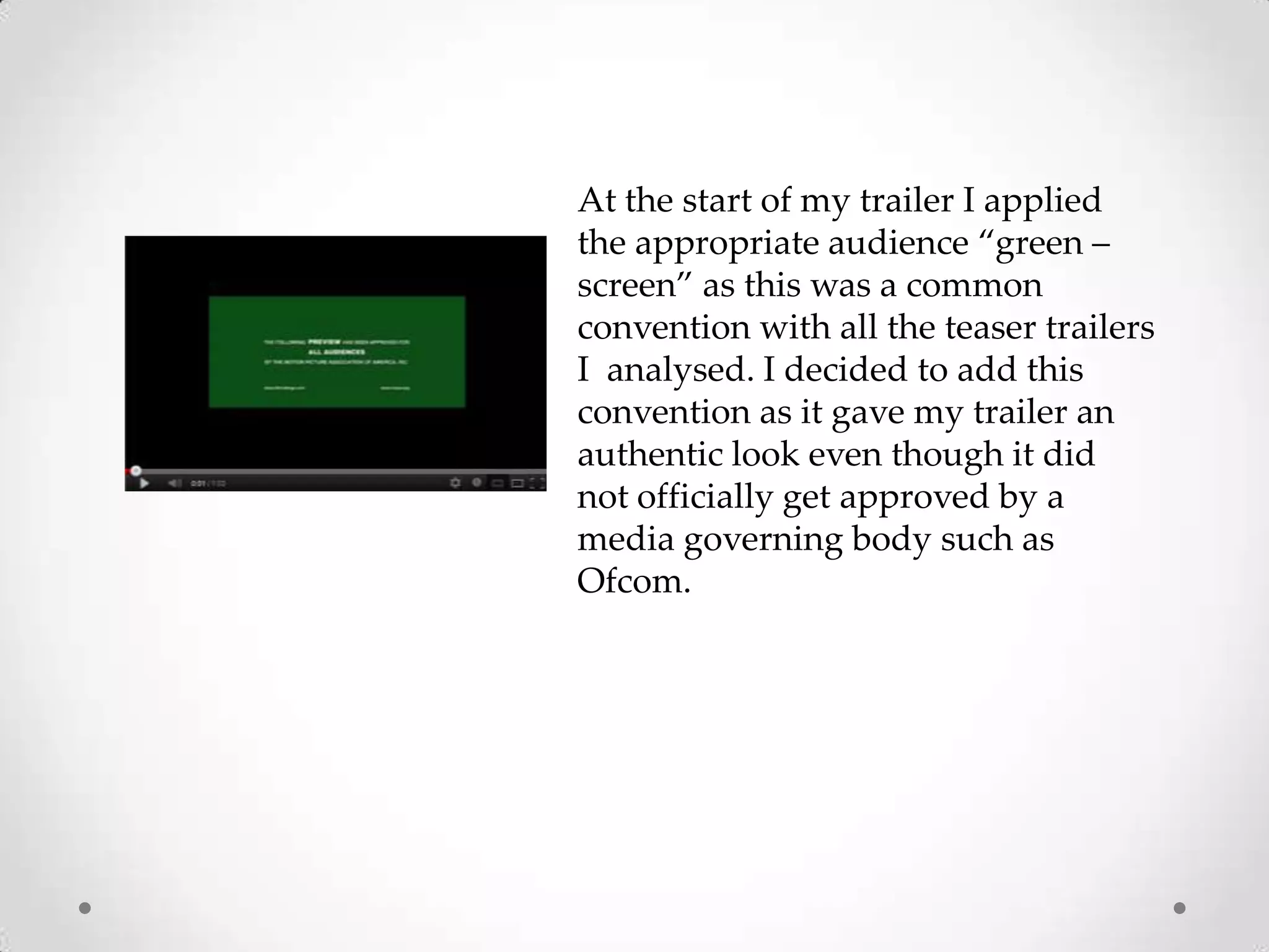 My teaser trailer analysis | PPT