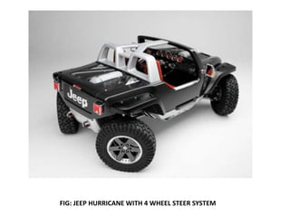 Zero radius turning and four wheel steering system | PPTX