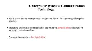 UNDER WATER WIRELESS COMMUNICATION | PPTX