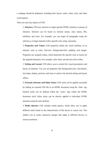 web devlopment.docx | Web Development | Internet