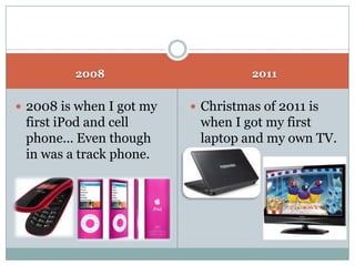 My technology timeline | PPTX