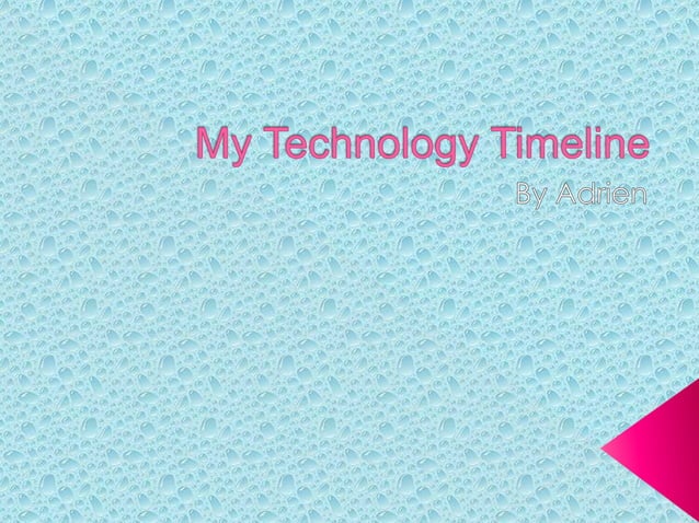 My technology timeline | PPTX