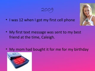 My tech timeline2 | PPT