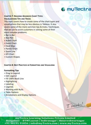 Tableau Online Training by myTectra | PDF