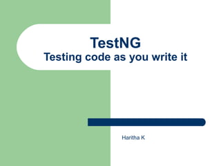 testng | PPT