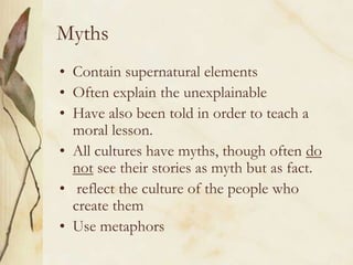 Myth | PPTX