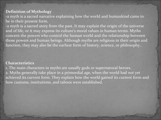 Myth | PPT
