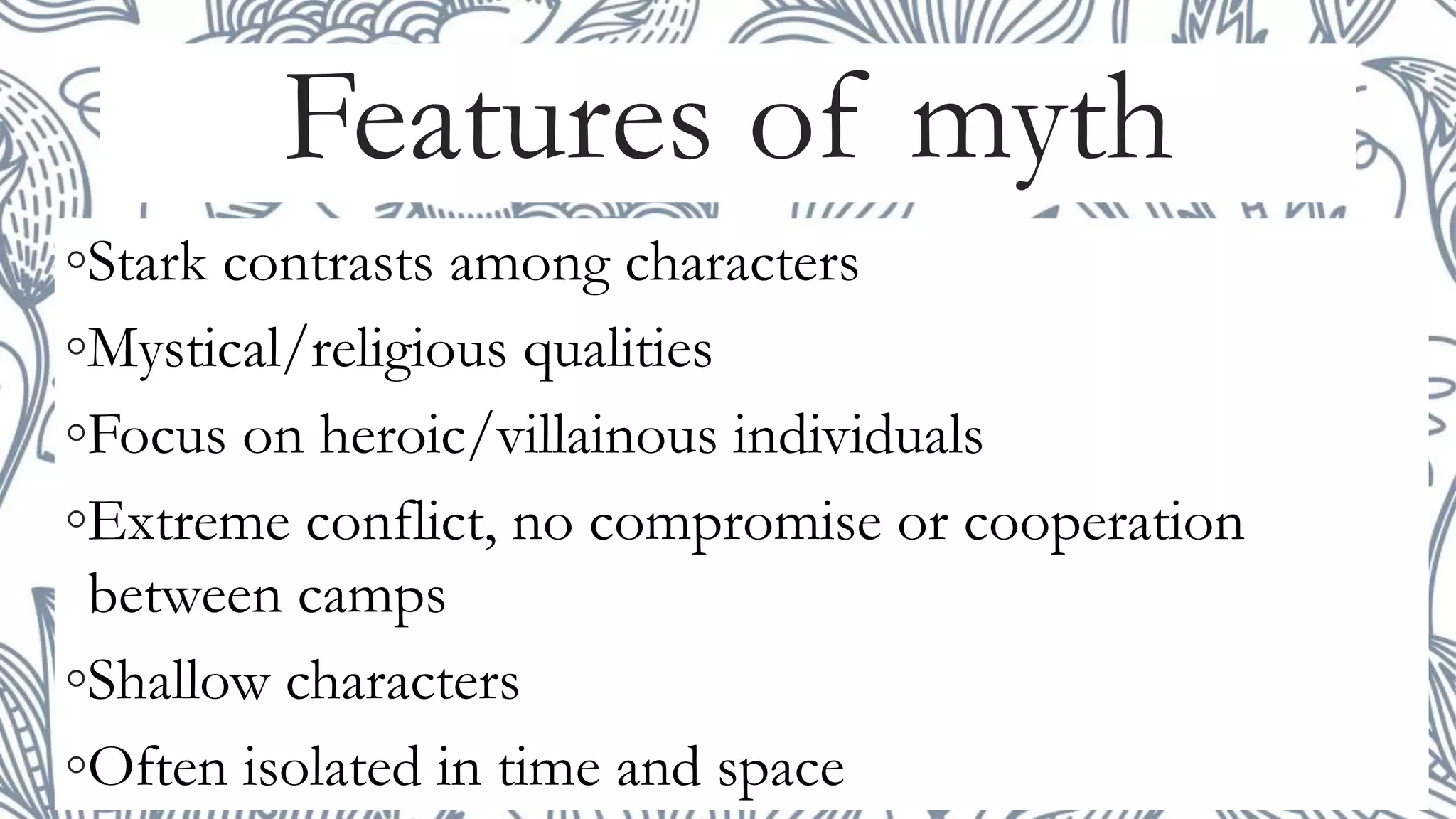 Myth | PPTX | Hinduism | Religion & Spirituality