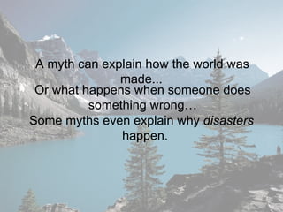 Myth and Legends | PPT