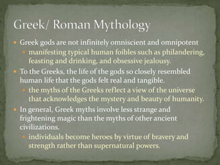 Introduction to Mythology | PPTX