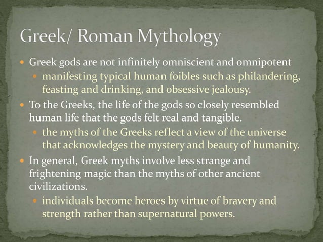 Introduction to Mythology | PPTX