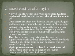 Introduction to Mythology | PPTX