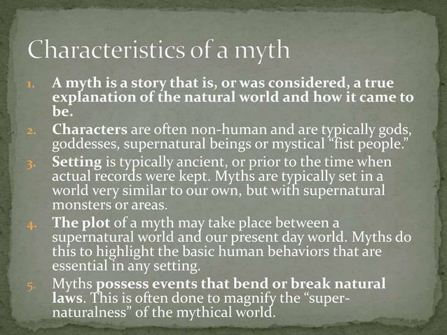 Introduction to Mythology | PPTX