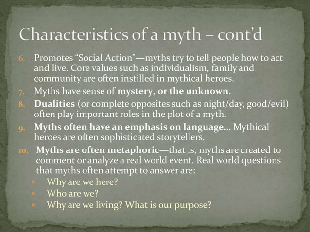 Introduction to Mythology | PPTX
