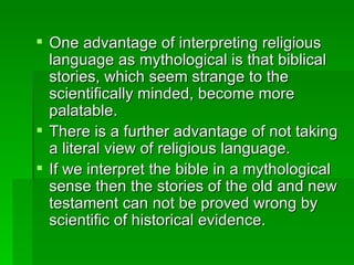 Myth Religious Language | PPT