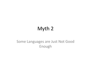 Myth 2 | PPT