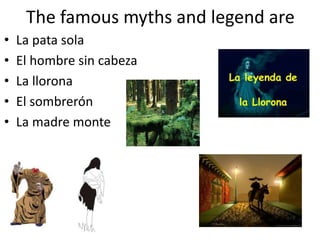 Myth and legend parade in medellin | PPTX