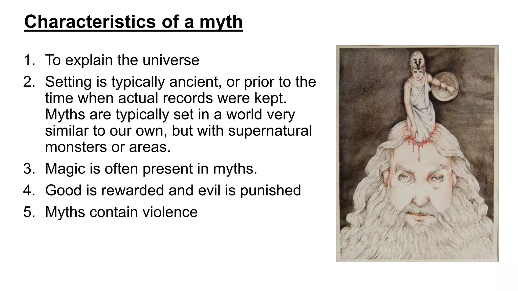 Myth and mythology greek gods .pptx