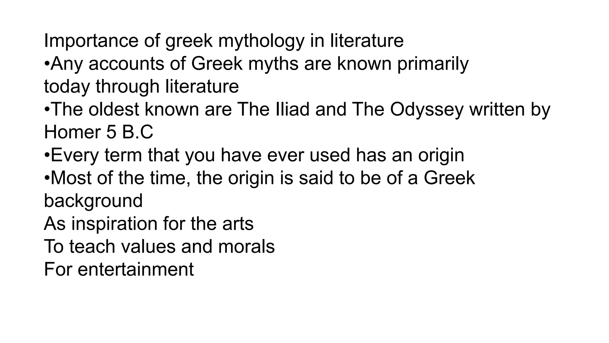 Myth and mythology greek gods .pptx