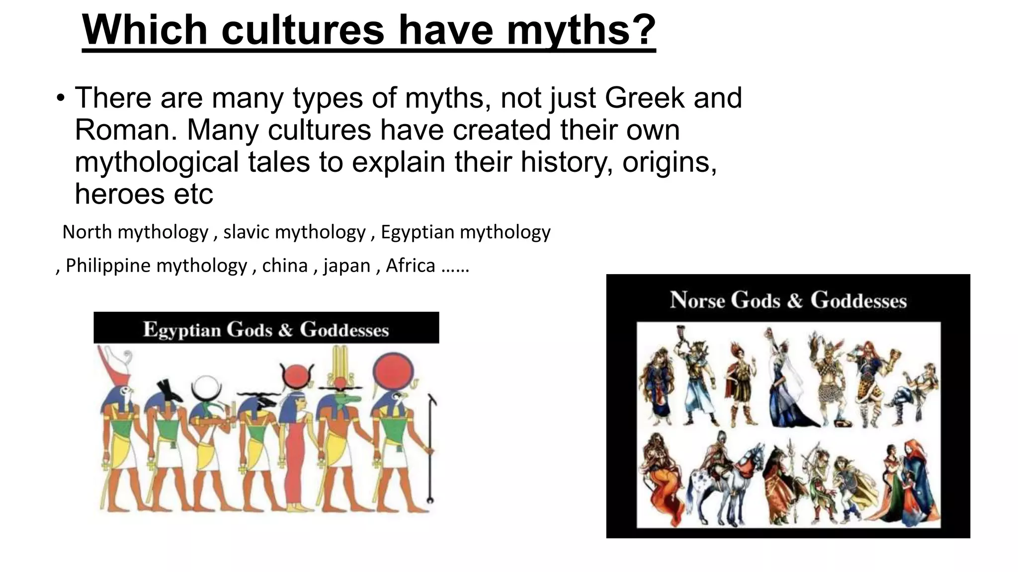 Myth and mythology greek gods .pptx