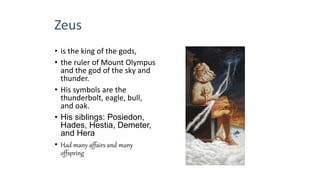 Myth and mythology greek gods .pptx