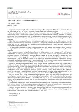 Myth and science fiction | PDF