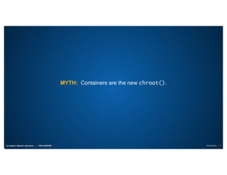 Container Mythbusters | PPT