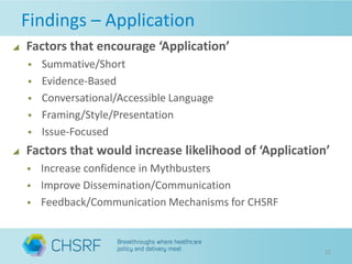 Mythbusters Evaluation | PPTX