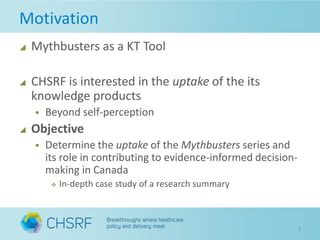 Mythbusters Evaluation | PPTX