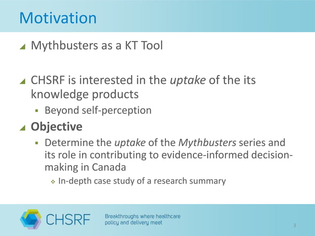 Mythbusters Evaluation | PPTX