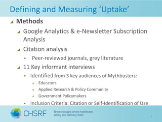 Mythbusters Evaluation | PPTX