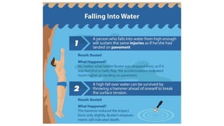 MythBusters 21 best water based myths | PDF