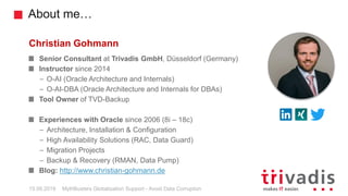 MythBusters Globalization Support - Avoid Data Corruption | PPT