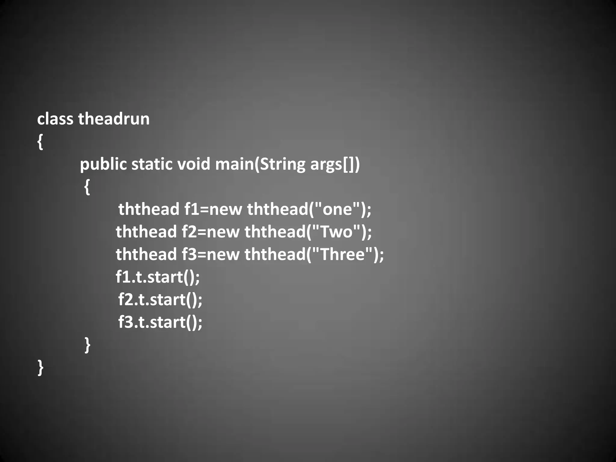 Java Multi Thead Programming | PPTX